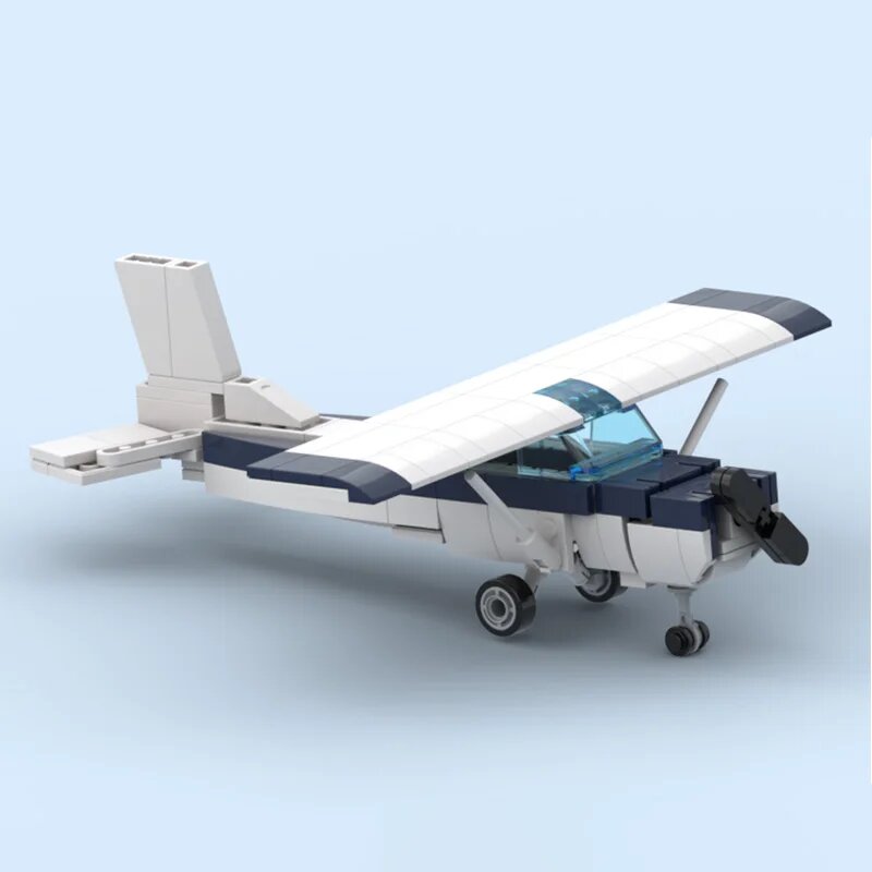 MOC Лего Cessna 172Q P7136 and Stickers