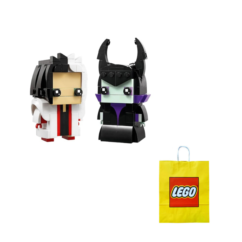 Конструктор LEGO x Disney 2023 BrickHeadz Куила и Малефисента к 100-летию Disney, 320 деталей