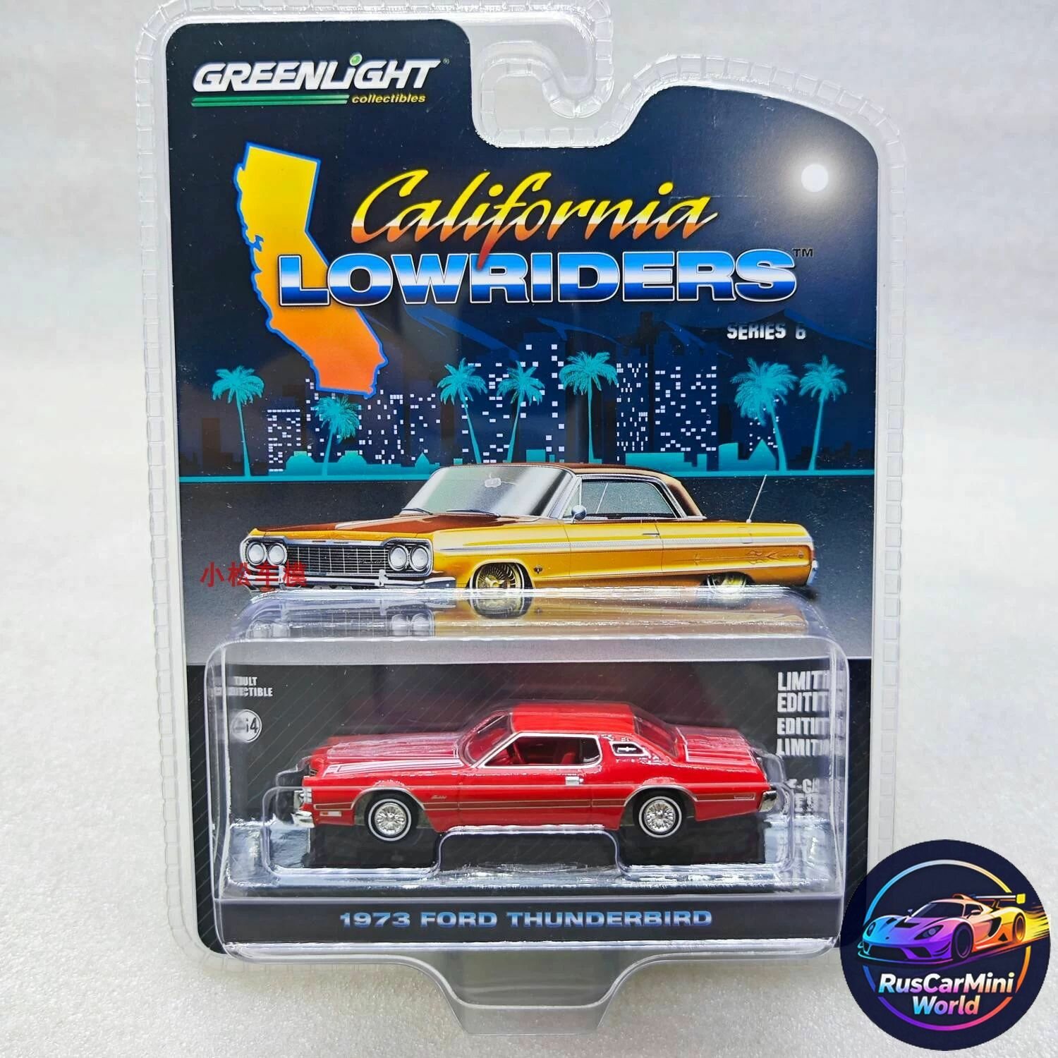 Машинка Green light 1/64 Alloy car model 1973 Ford Thunderbird