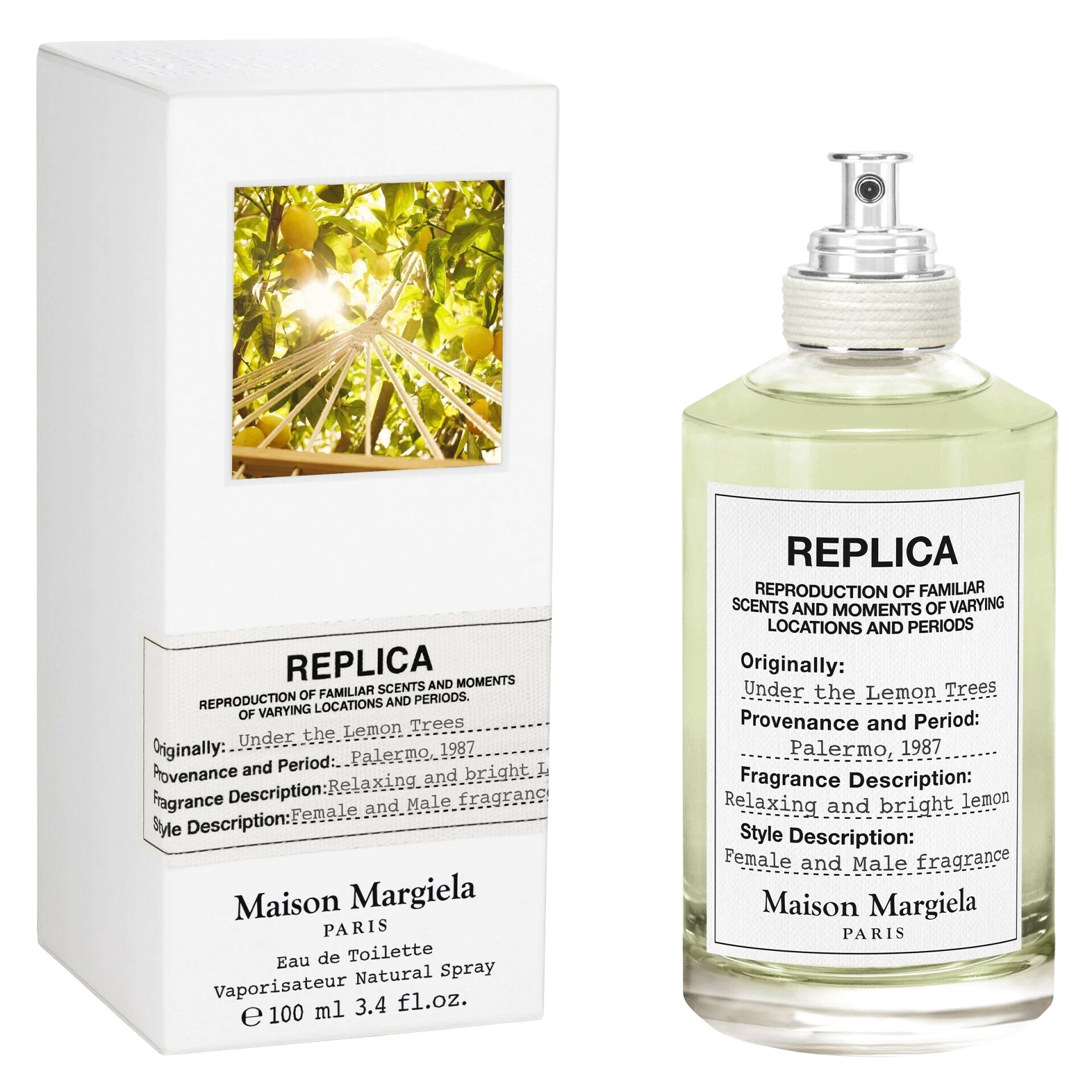 Туалетная вода Under The Lemon Tree Maison Martin Margiela 100 мл для мужчин и женщин