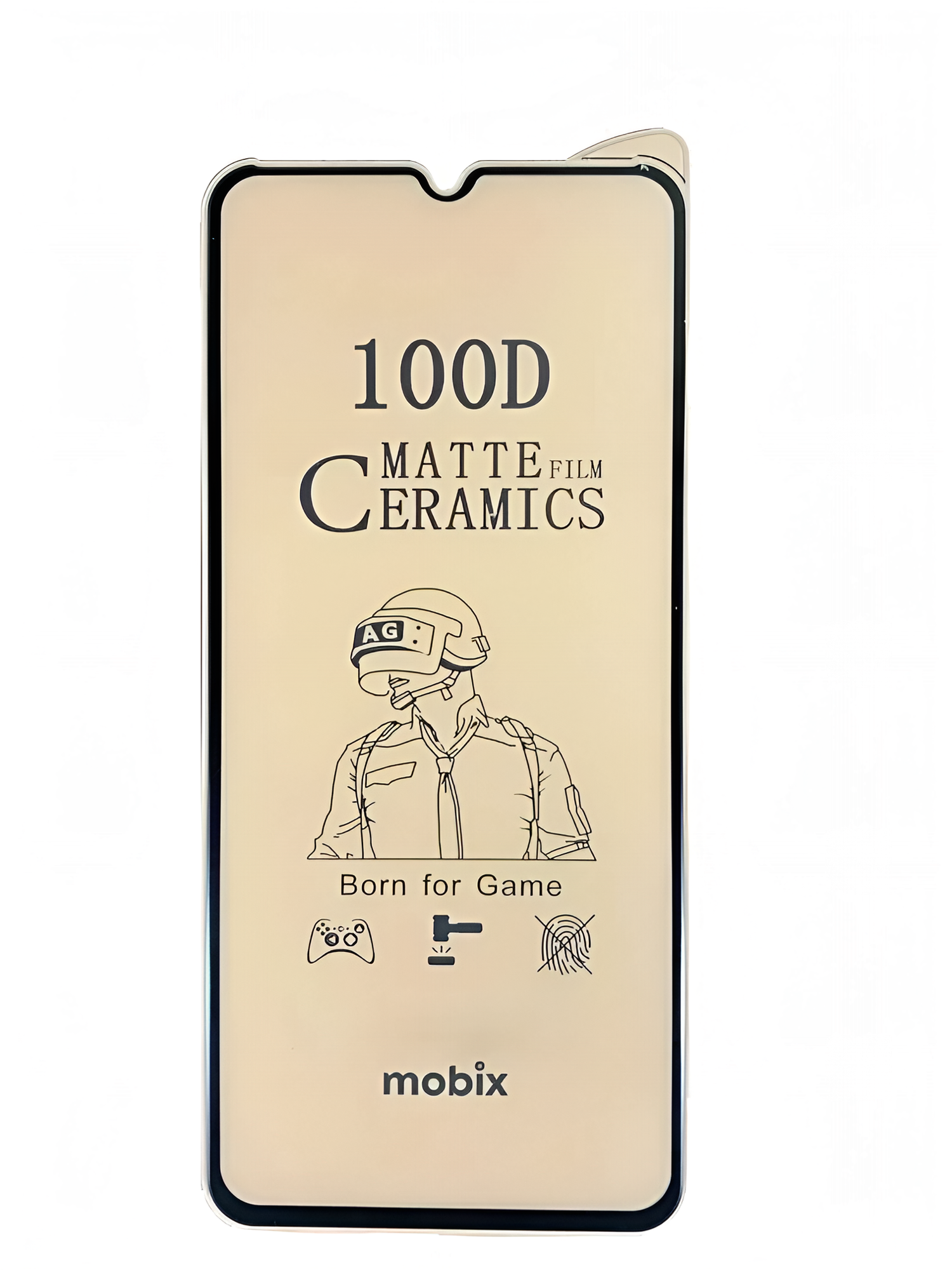 ( Комплект ) Защитная керамическая пленка/стекло Mobix для Xiaomi Redmi A1+ ( матовая ) 2 шт.