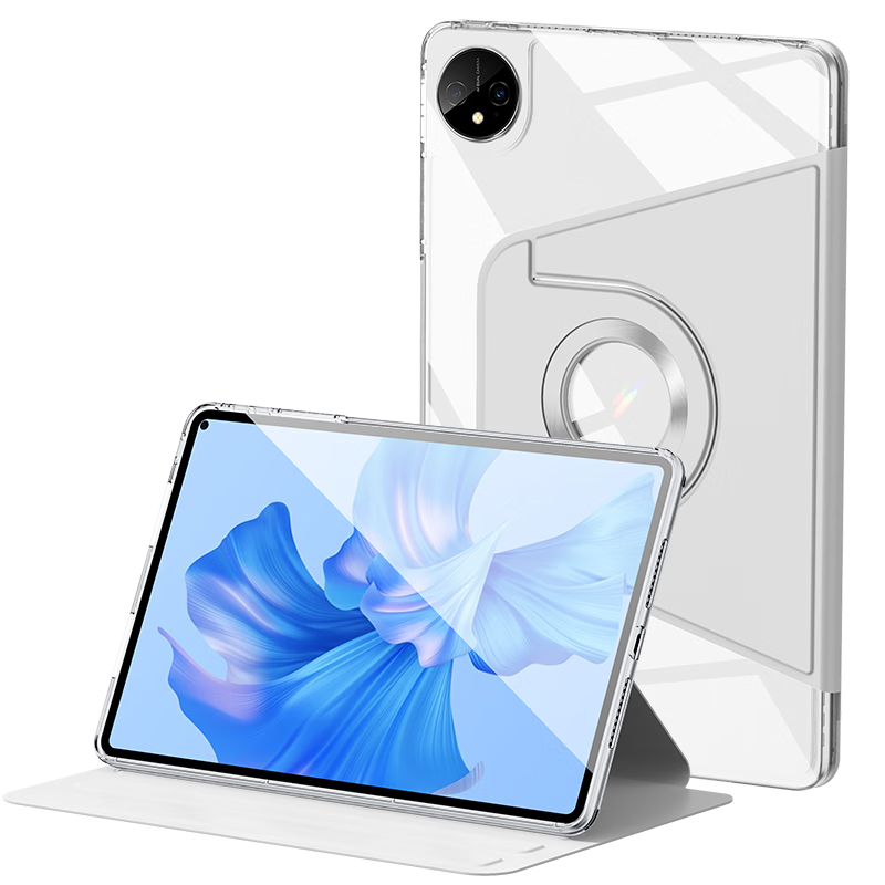 Магнитный съемный поворотный подставка для планшета Huawei MatePad Pro 11 дюймов с прозрачным силиконовым чехлом