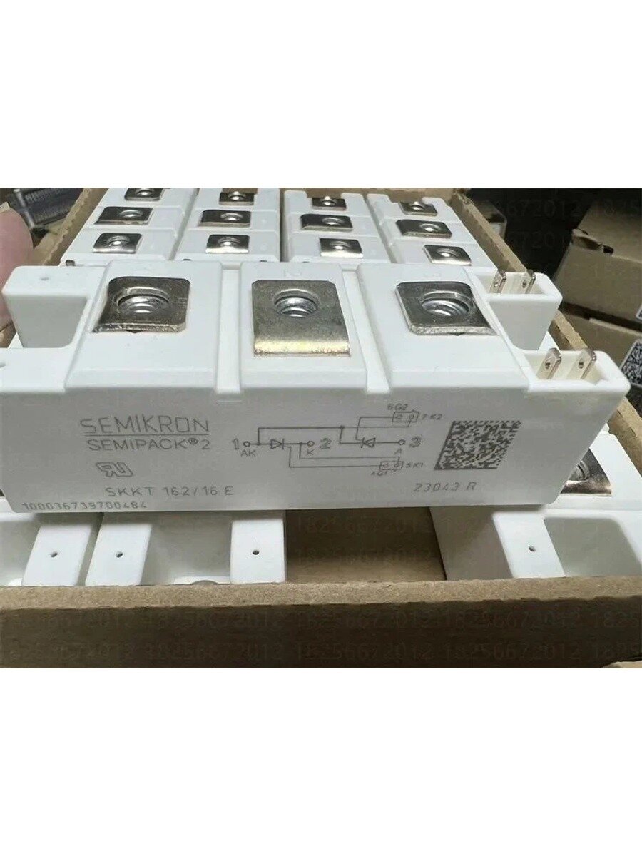 1 шт. Модуль мощности IGBT SKKT162/16E, Вес с упаковкой, г 500