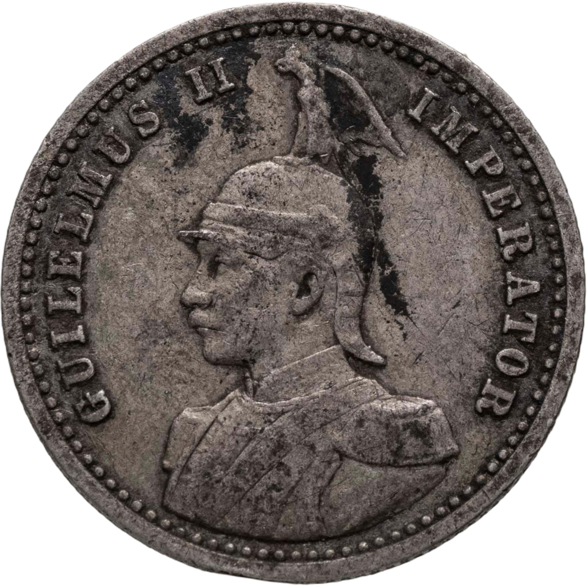Германская Восточная Африка 1/4 рупии rupee 1901, Серебро 917, в сохранности VF-XF