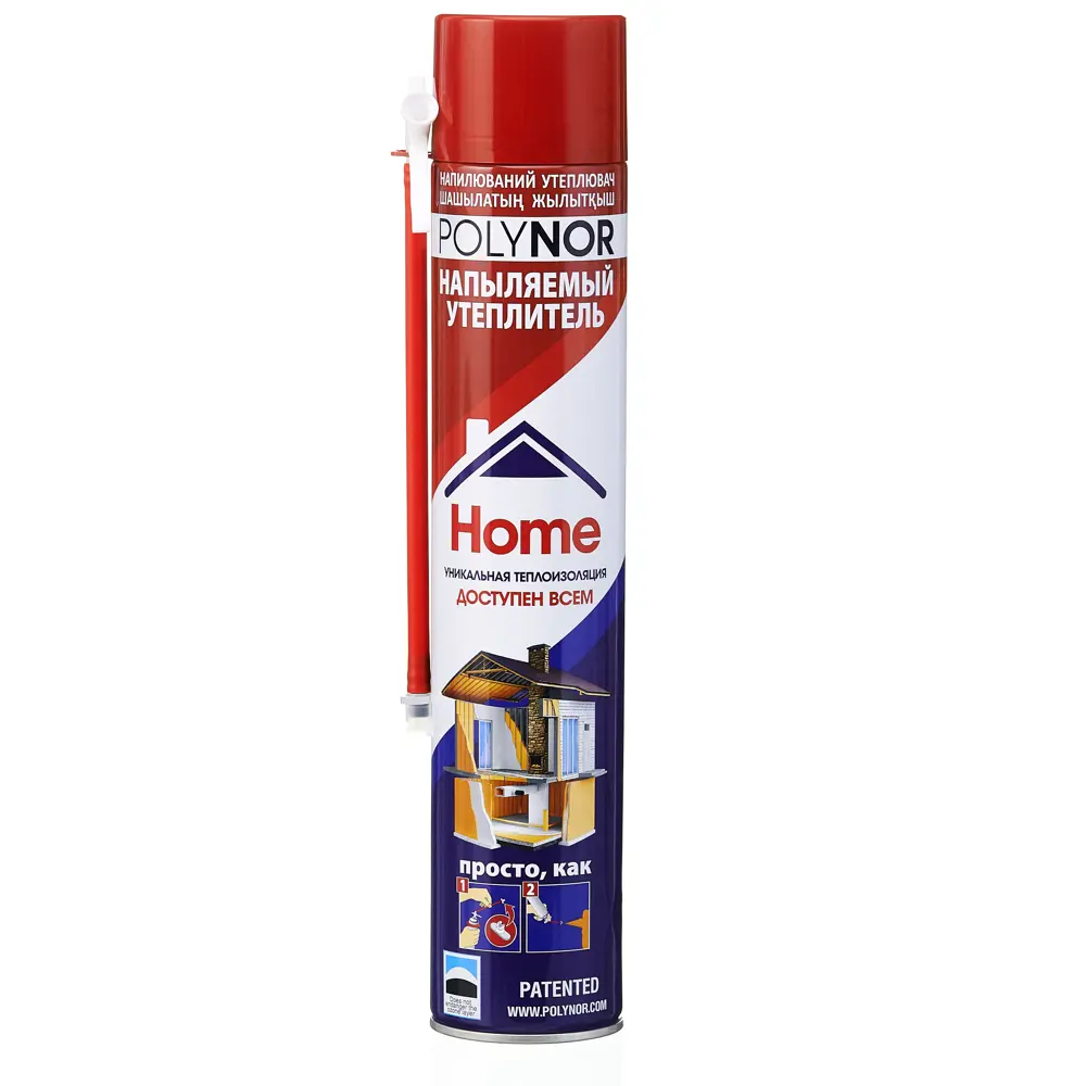 Полинор Home напыляемая пена утеплитель (1л)