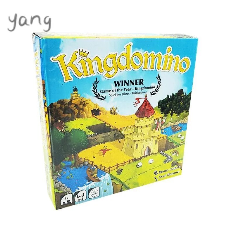 Английская версия Kingdomino Настольная игра и стратегия Настольная игра