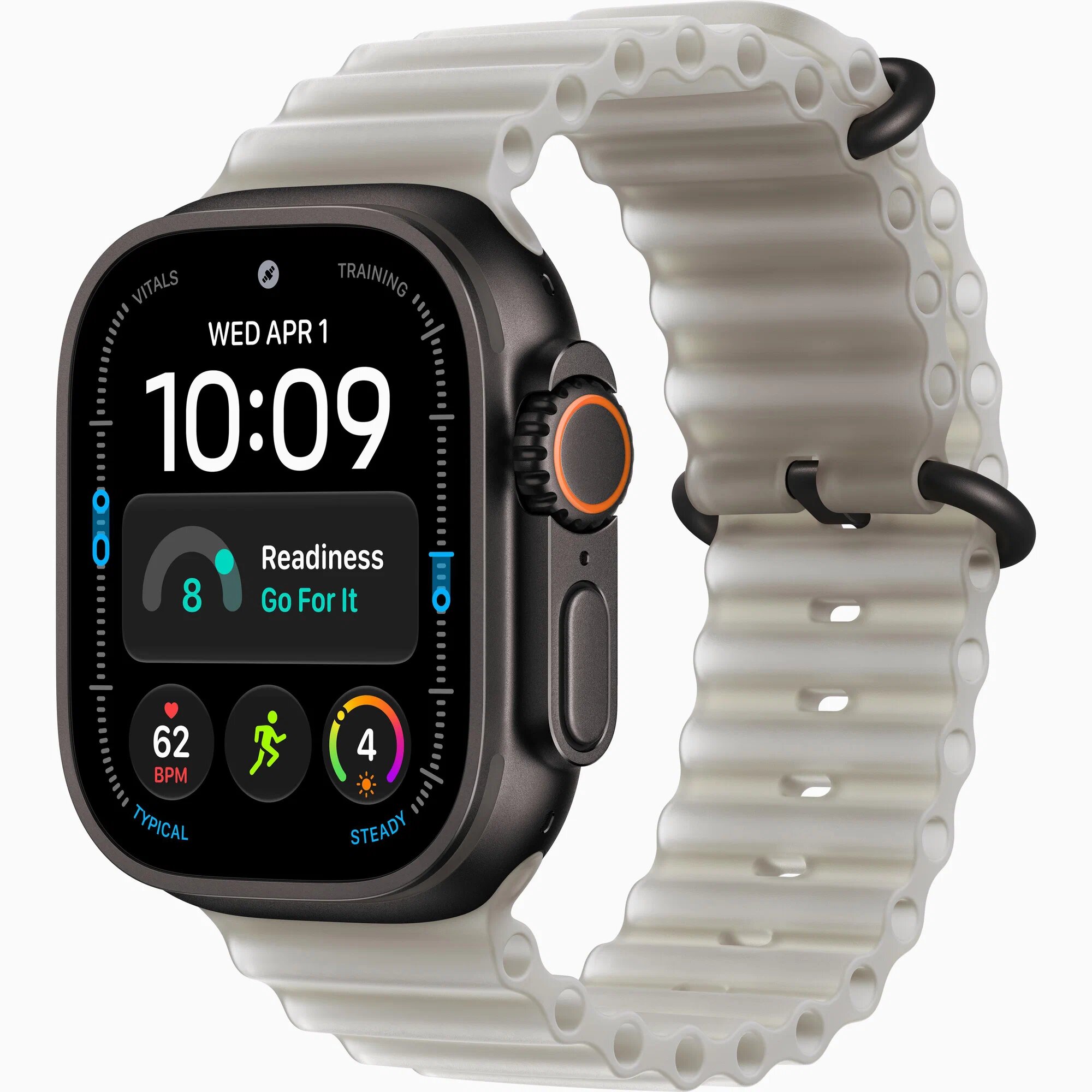 Умные часы Apple Watch Ultra 4 2026, 49mm, Black Titanium Case With Gray Ocean Band