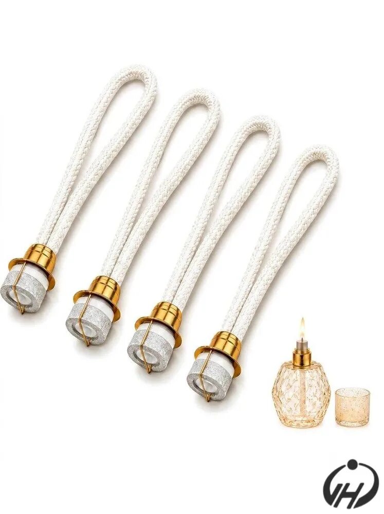 Фитиль для каталитической лампы 18 мм, набор из 4 штук, для Lampe Berger и Maison Berger