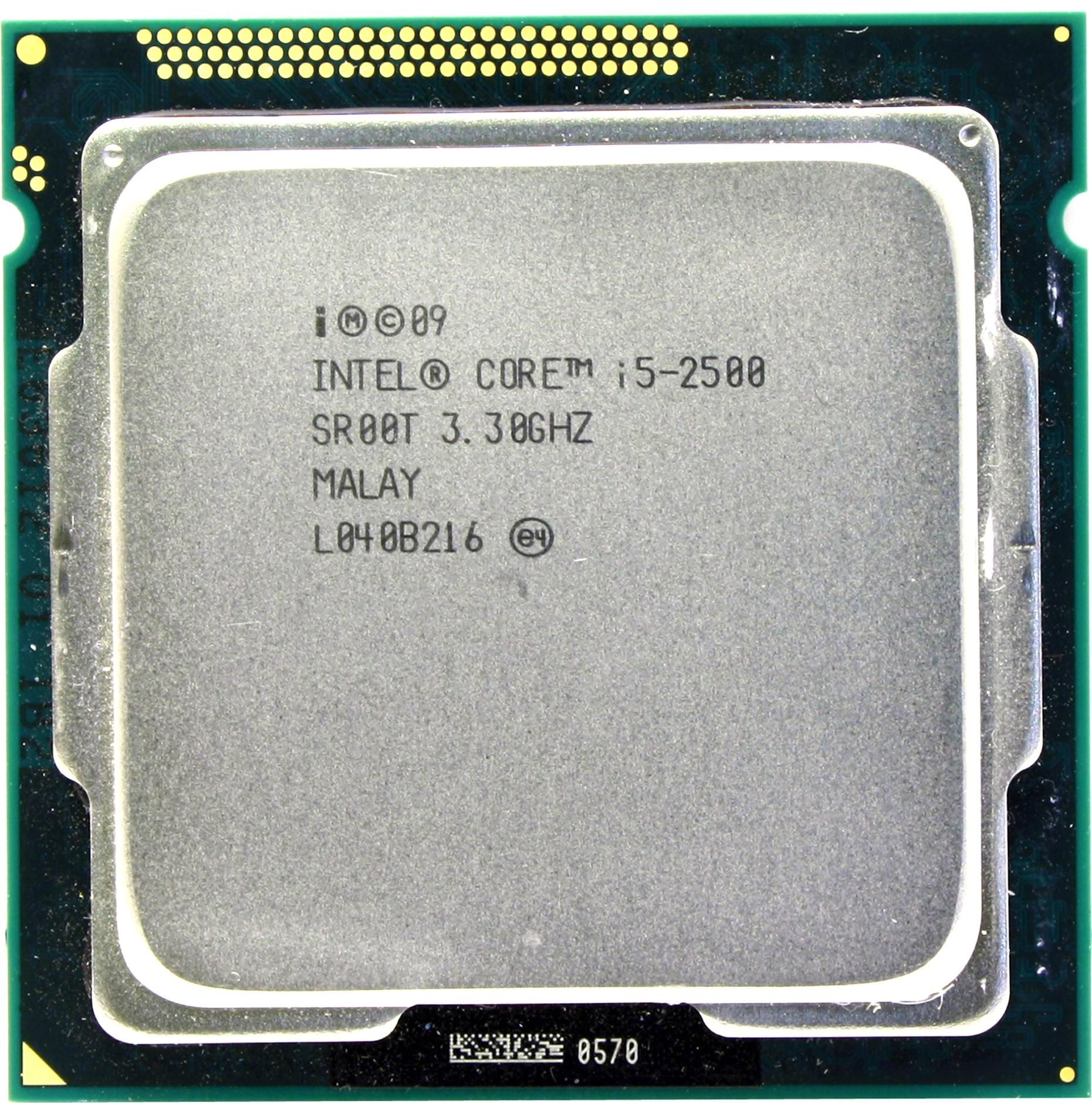 Процессор Intel Core-i5 2500 (CM8062300834203) OEM - LGA1155, 4 х 3.3 ГГц, L2-512 КБ, DDR3 - 1066 МГц, TDP - 95 Вт