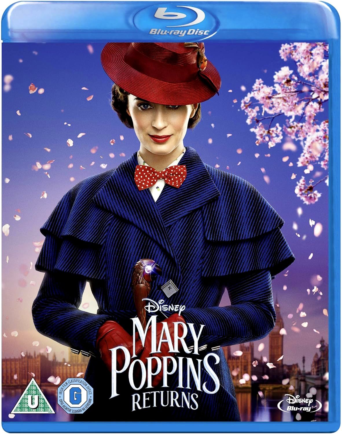 Disney. Мэри Поппинс возвращается. Blu-ray. Фильм 2018 года. Мюзикл, фэнтези, комедия, приключения, семейный.