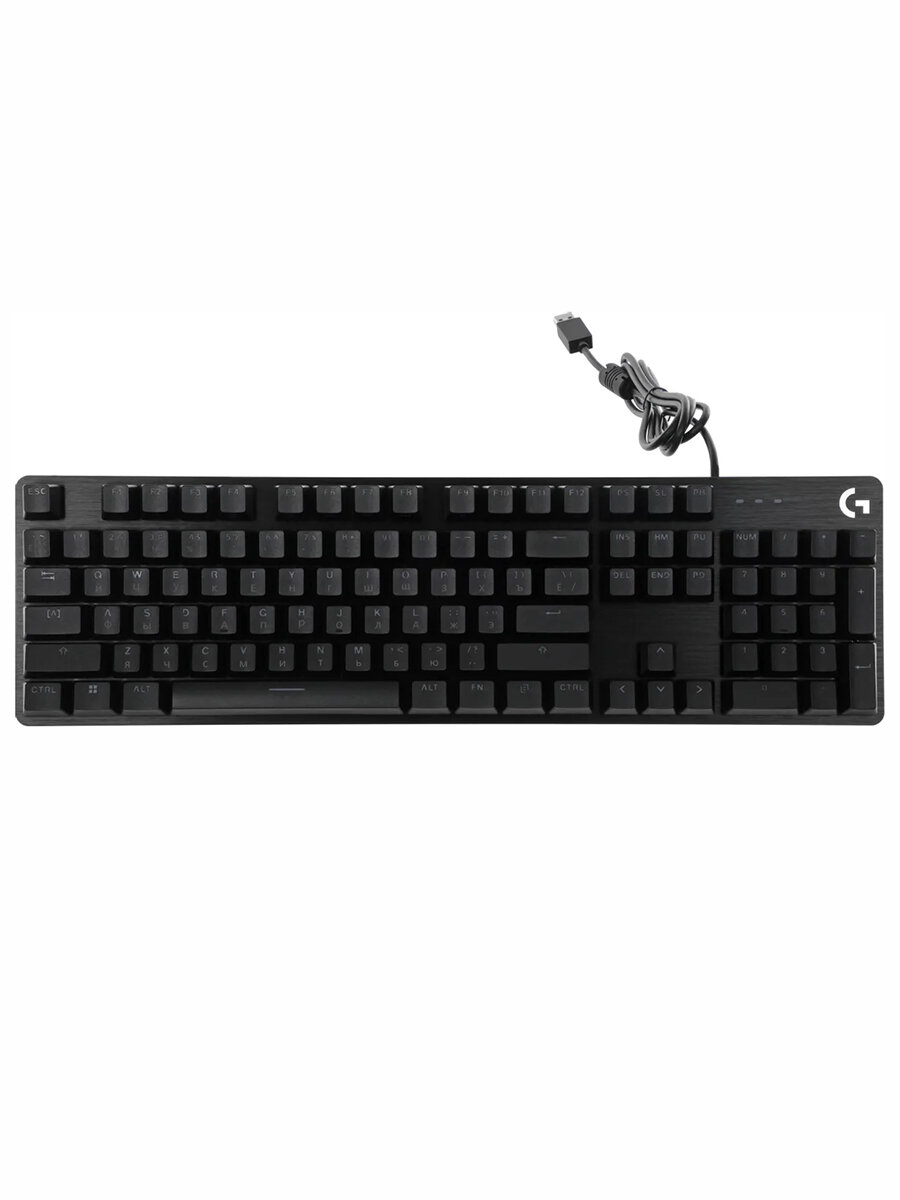 Logitech G G412 SE GL Tactile Brown Проводная механическая игровая клавиатура, русская раскладка, черная