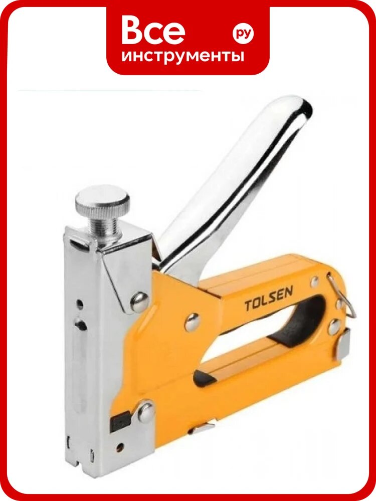 Степлер TOLSEN тип скобы №140 4-14 мм, винт, 3 в 1 43021