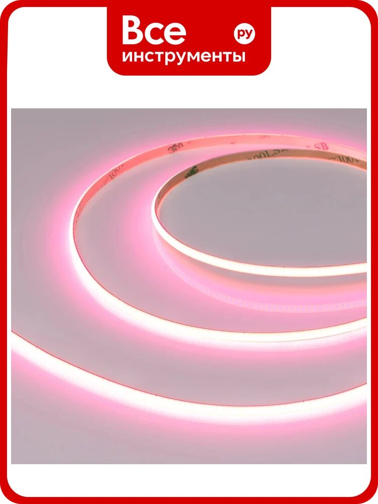 Светодиодная лента Arlight COB-X480-4mm 24V, Pink, 5м 046910
