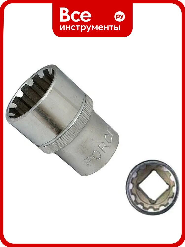 Головка Spline, 1/2", 17 мм FORCE 54Q17