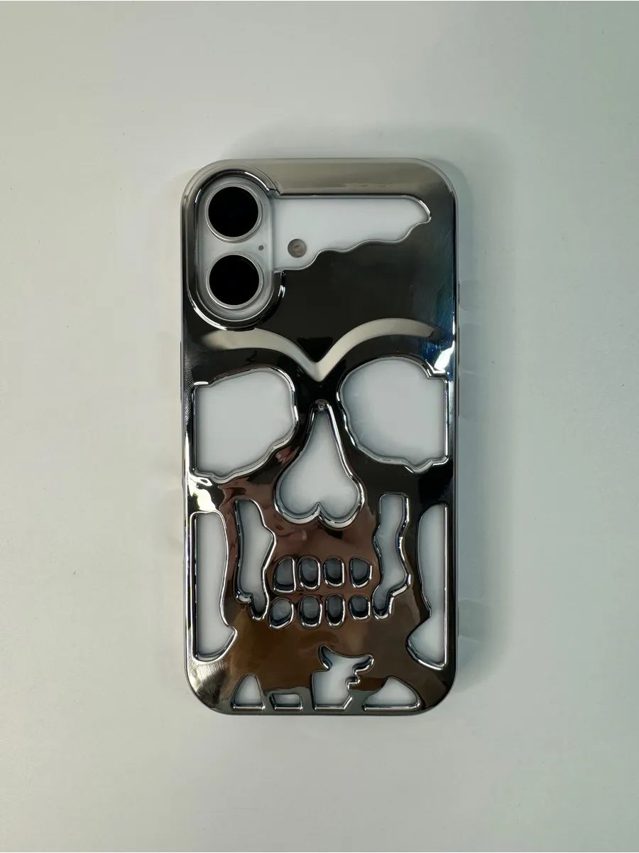 Чехол-Накладка для смартфона Apple iPhone 17, материал пластик, цвет серебристый — фото 1