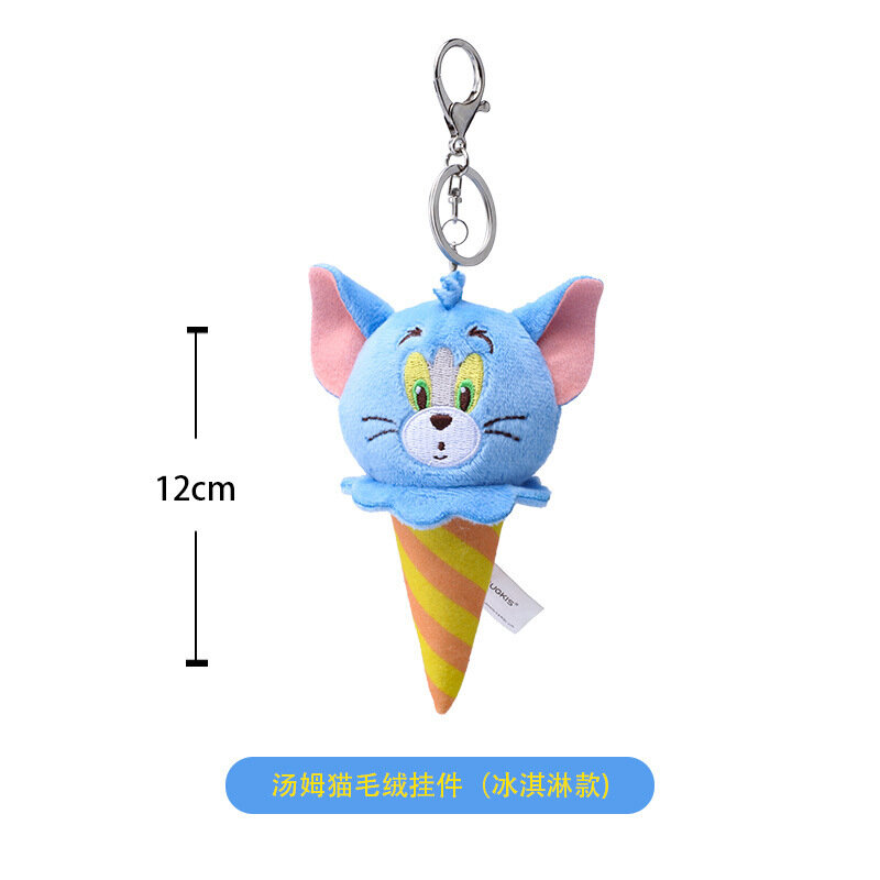 Мягкий брелок-игрушка Том и Джерри, милый брелок Том и Джерри, забавная кукла Том и Джерри, подарок на день рождения.