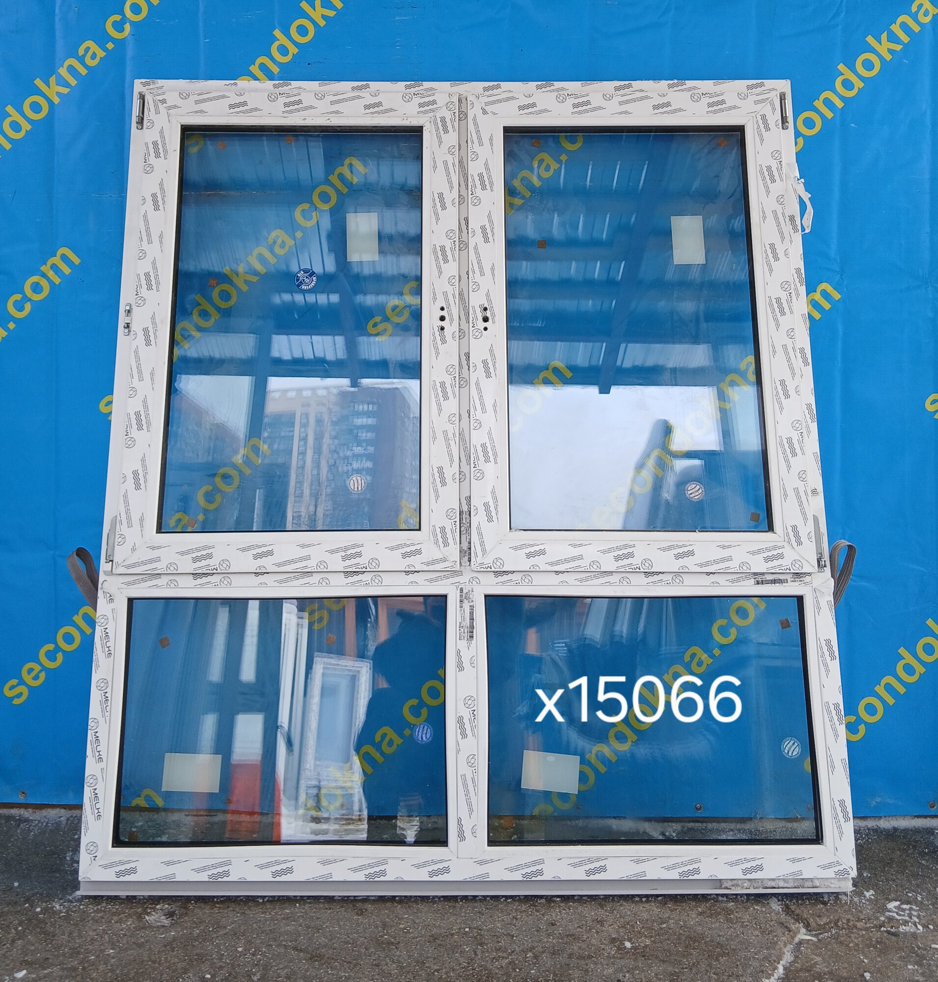 Пластиковое окно новое 1630(в) 1120 об х 1460(ш)