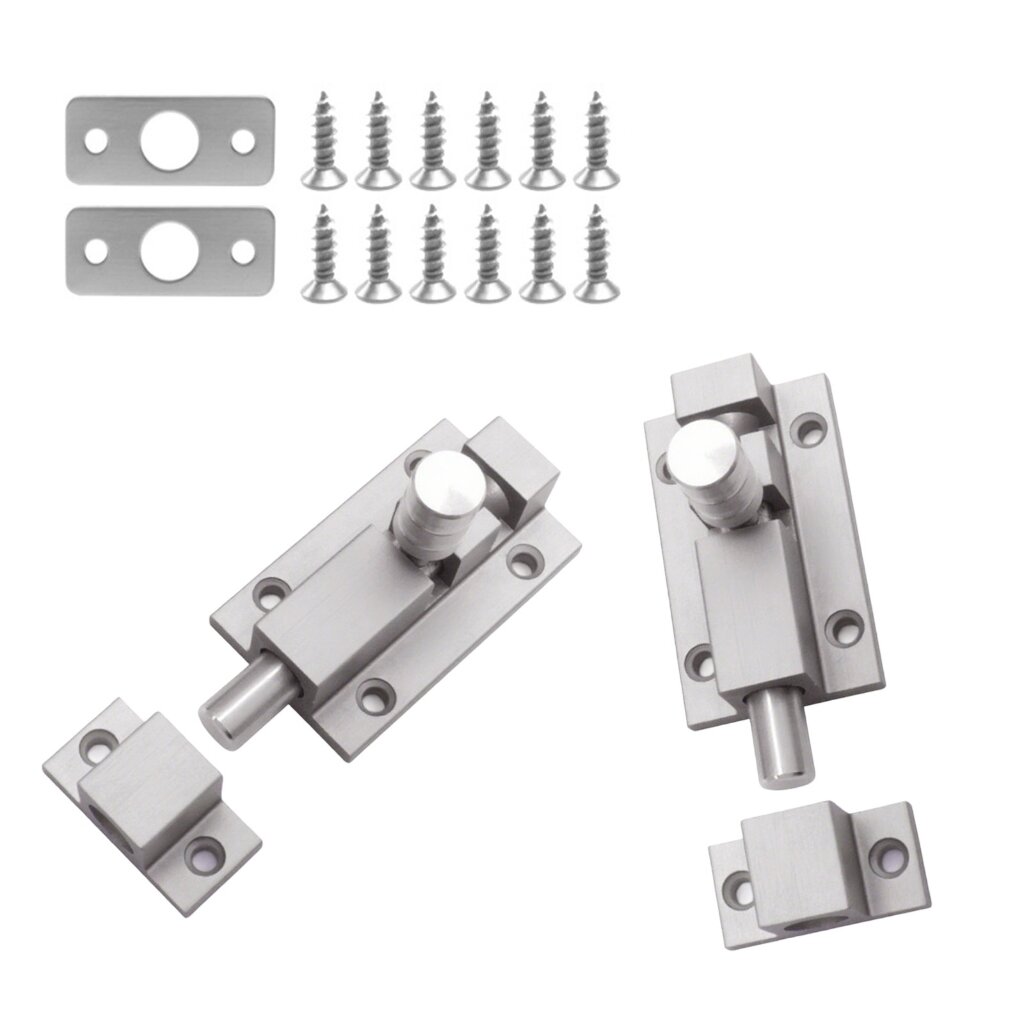 Защелки Раздвижной Двери из нержавеющей Стали Надежно Фиксируют Шкаф Тяжелым Болтом