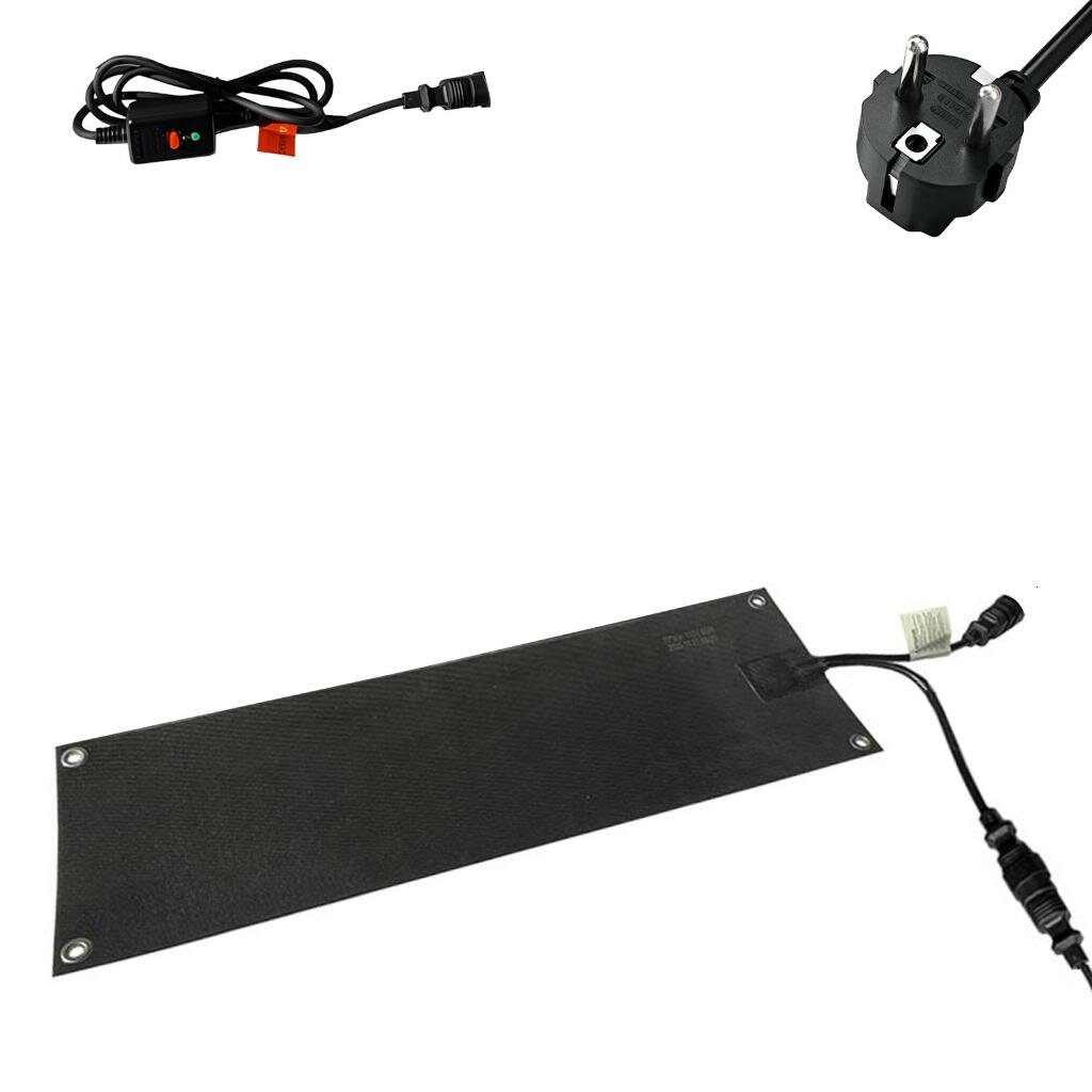 Резиновый нагревательный мат для таяния снега 220 В, 25,4x76,2 см, 1