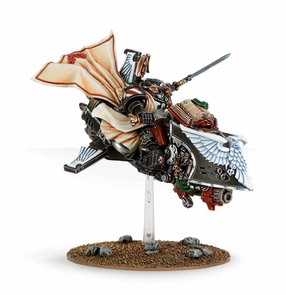 Смола Миниатюра Dark Angels Sammael Master of the Ravenwing Warhammer 40000 / миниатюр для настольной игры Упражнения для раскрашивания