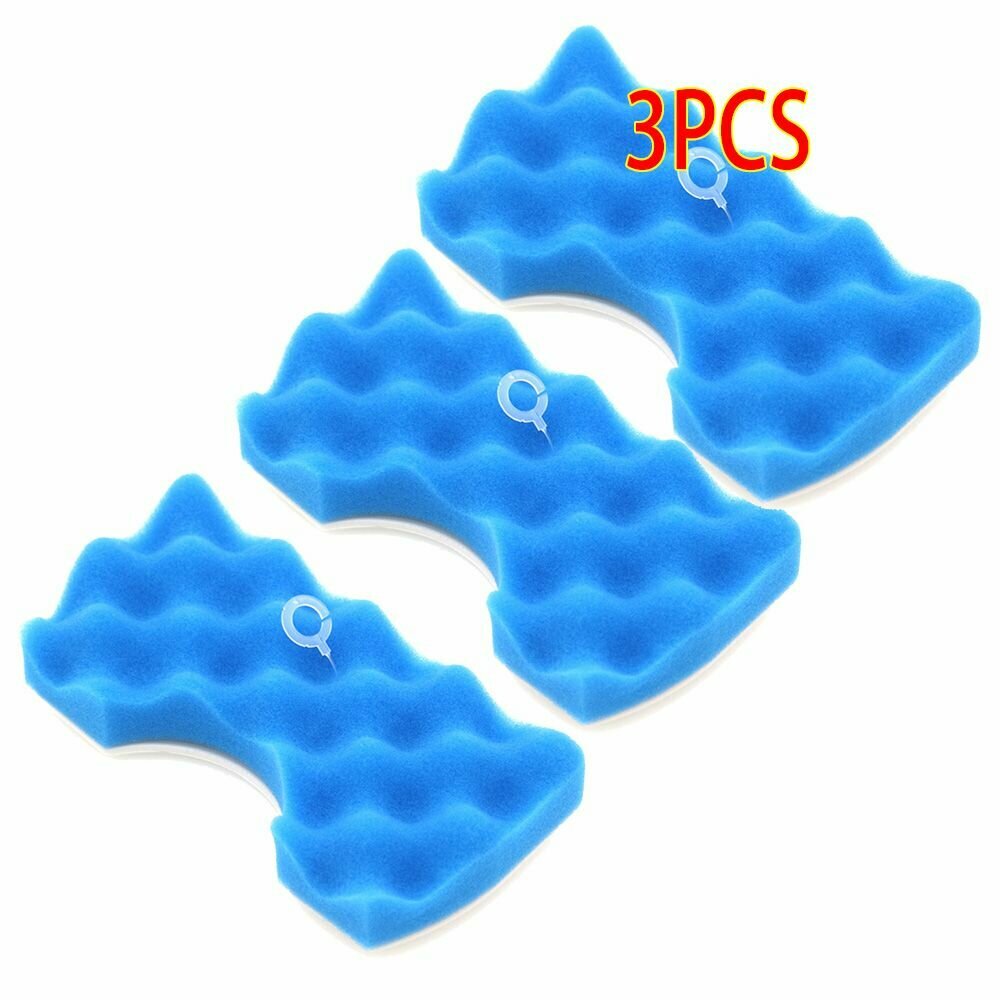 Голубая губка Hepa фильтр комплект совместим с Samsung DJ97-01040C SC43 SC44 SC45 SC47 серии робот-пылесос части аксессуар