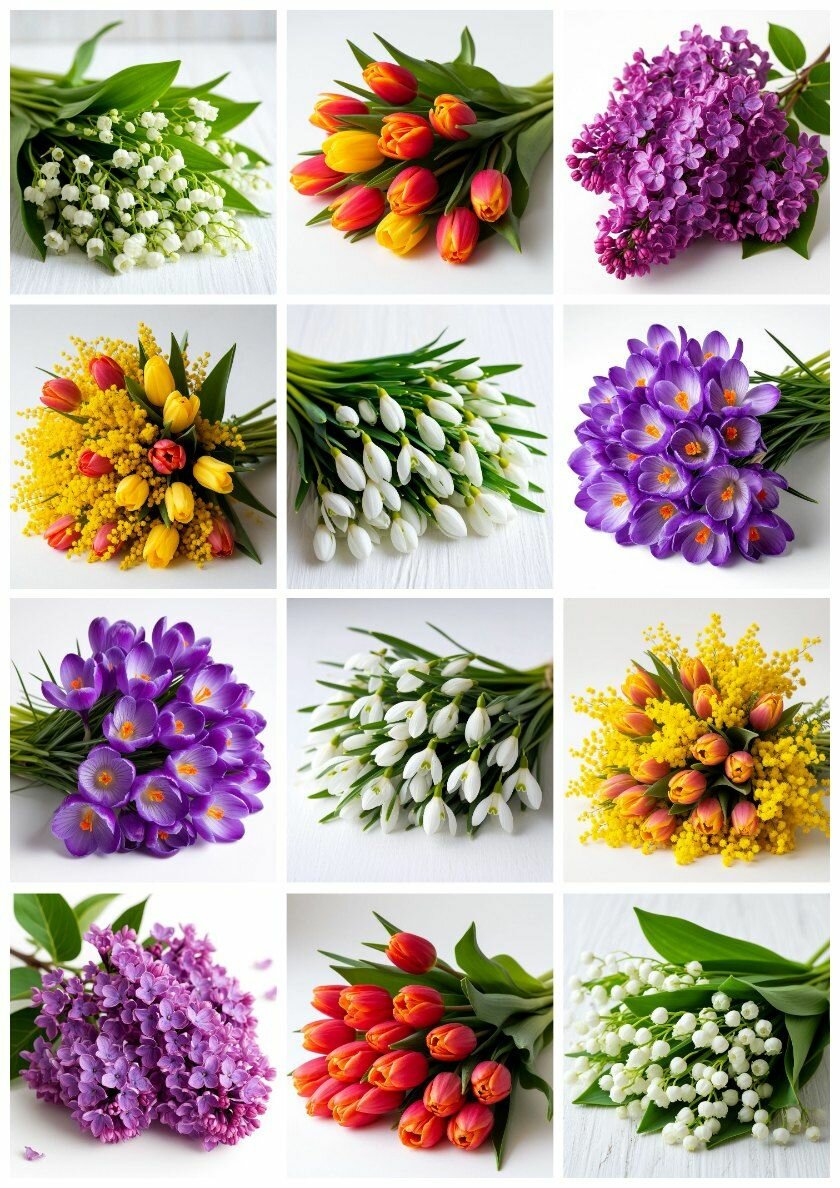 Водорастворимая картинка для мыла А4 Весна