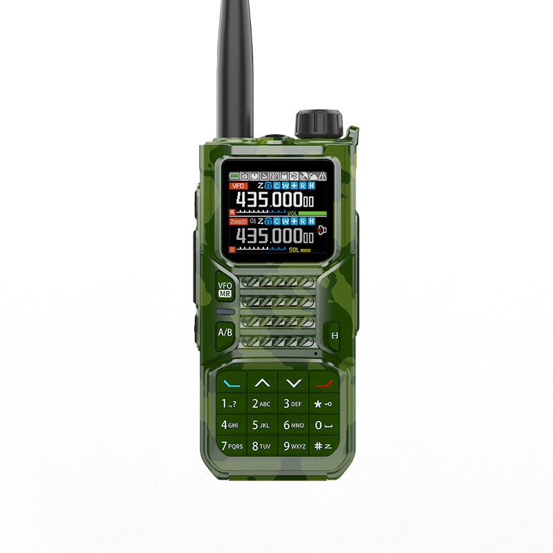 Baofeng RD-55PRO FM рация для улицы, дальность 10 км, УФ, многоканальный передатчик, Bluetooth, частота записи, портативная радиостанция