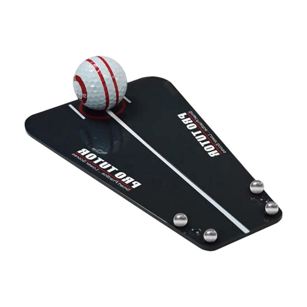 Инструктор по гольфу и Тренажер для игры в клюшку Портативный инструктор по игре в гольф Тренажер для качания дорожки в помещении Тренажер для линии глаз гольфа