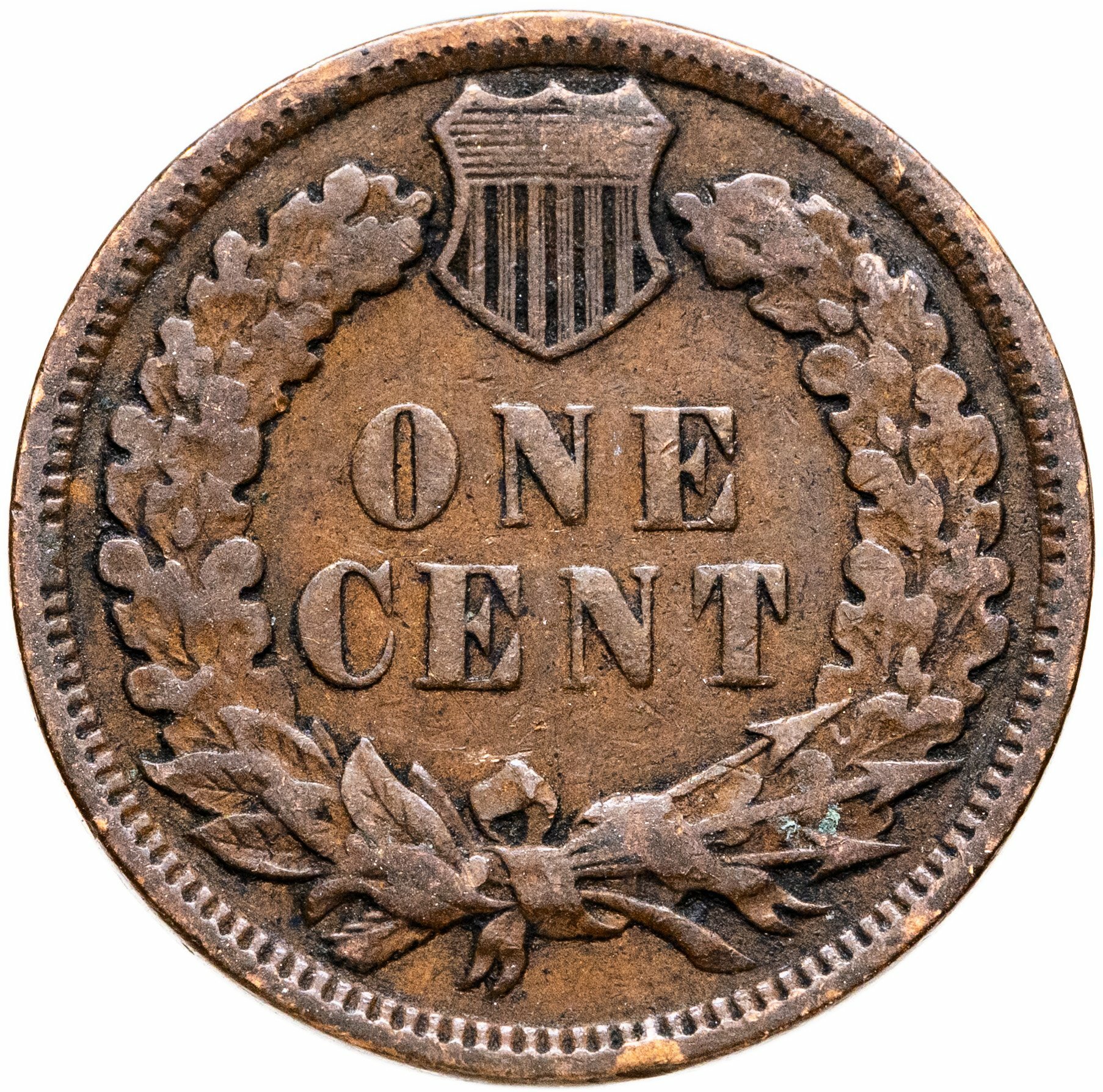 США 1 цент 1907 "Indian Head Cent", Бронза, в сохранности VF-XF