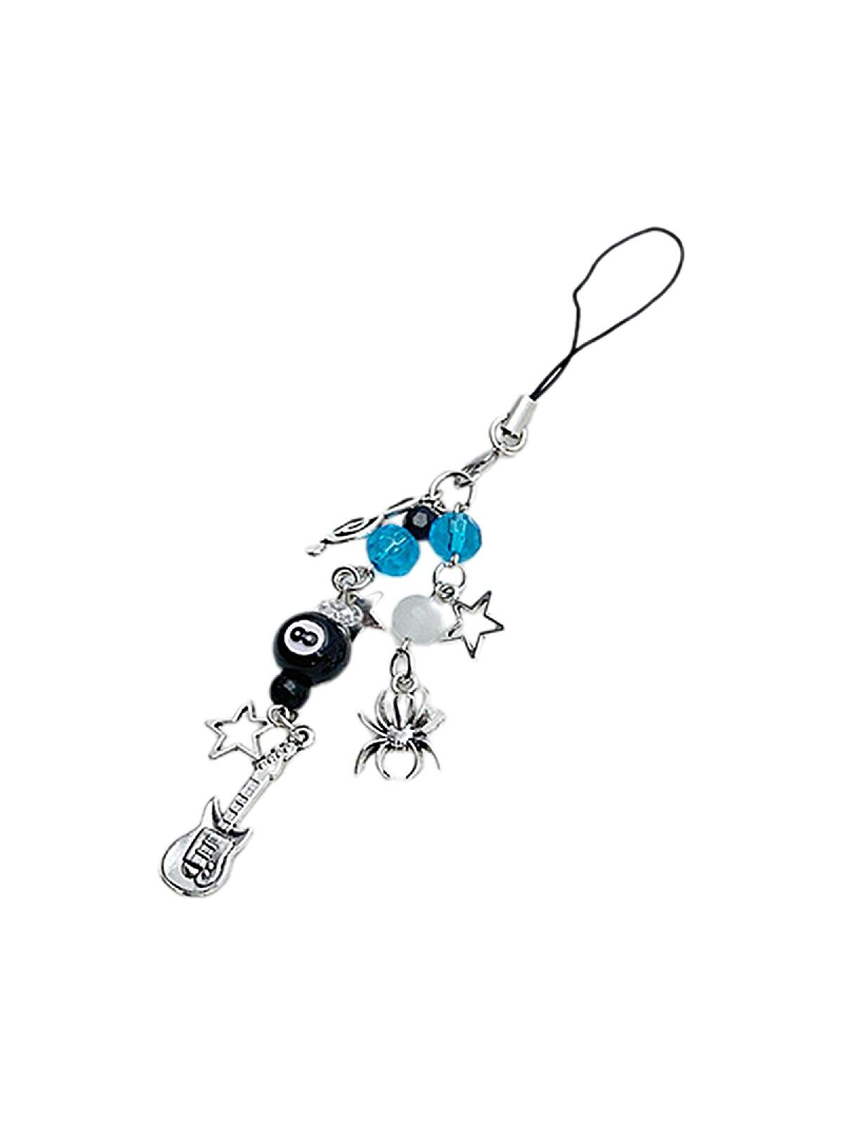 Модный Гитарный кулон Телефон Цепочка брелок для мобильного телефона Брелок аксессуар