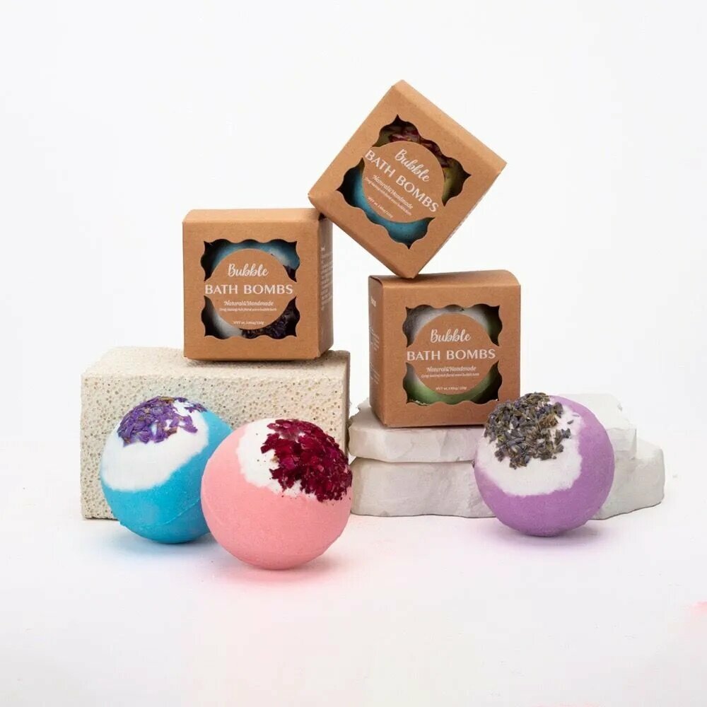 Шарик соли для ванны с эфирным маслом для ароматерапии