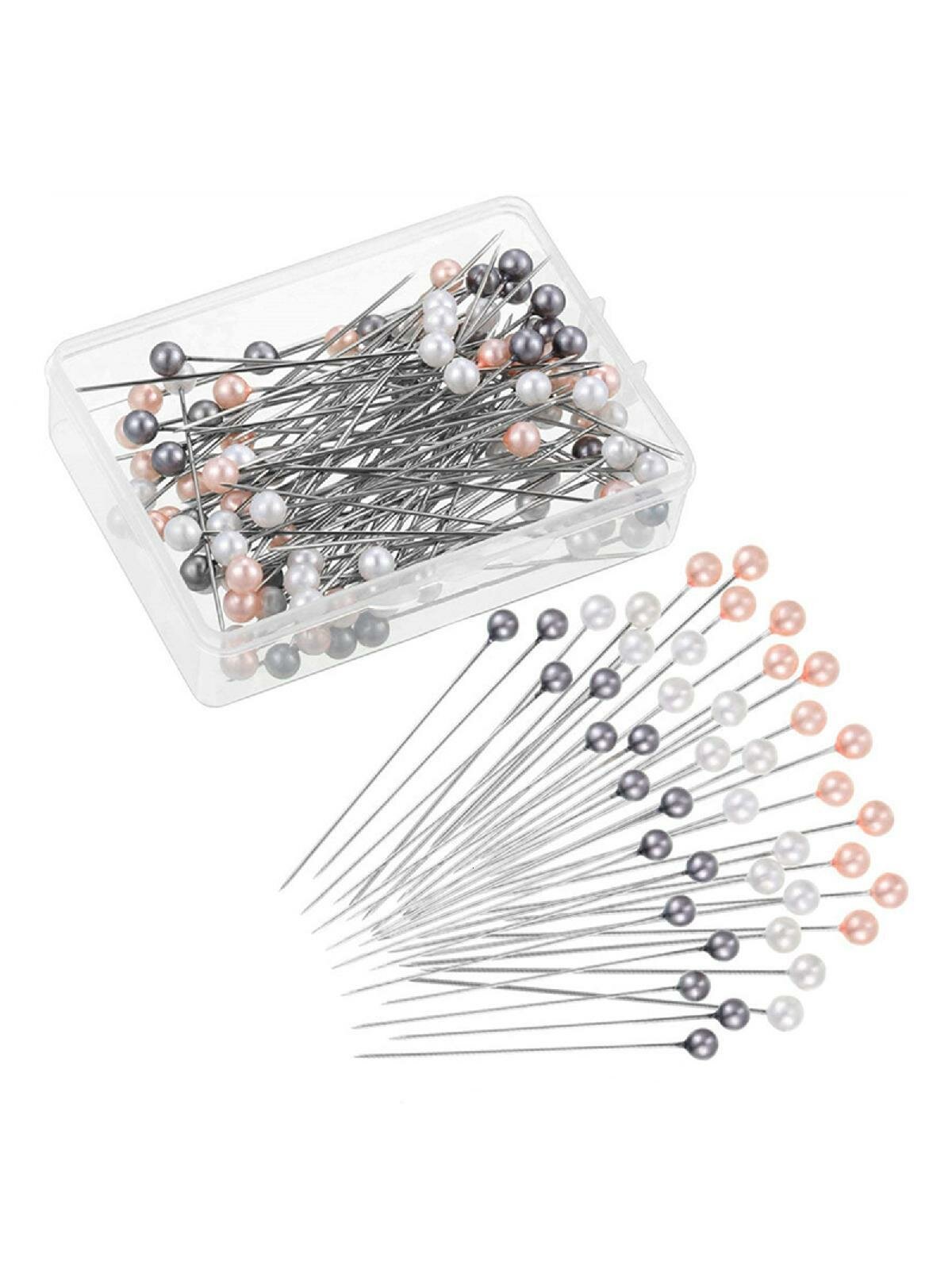 Круглая головка швейные булавки 100 шт/коробка