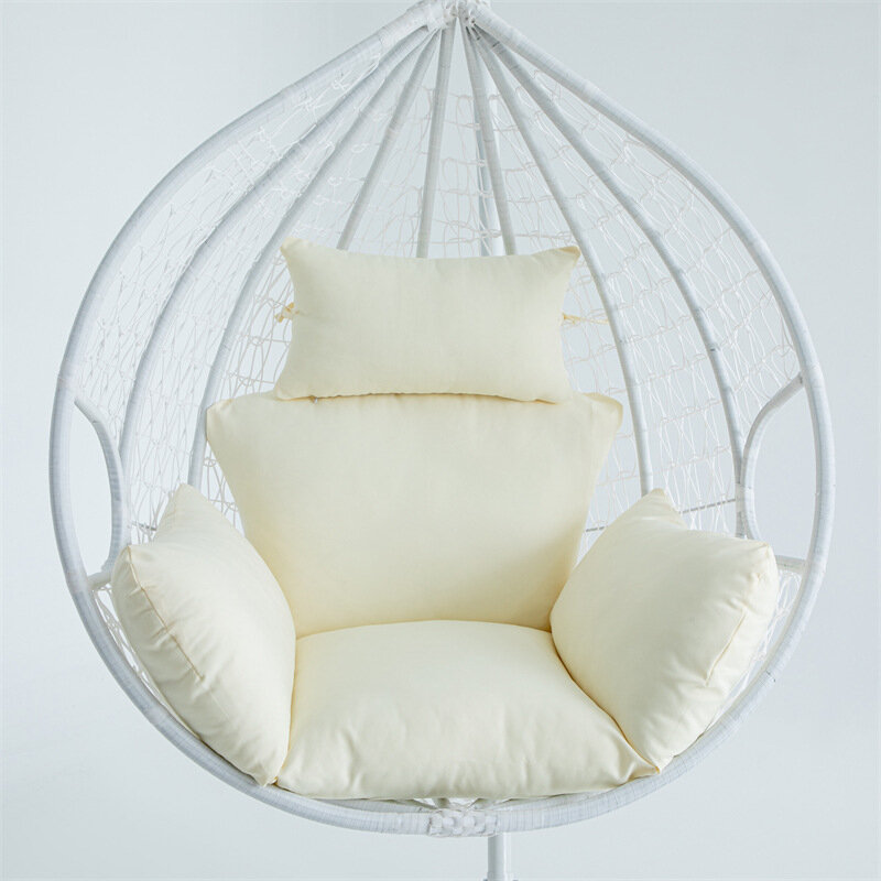 Горячая продажа подушки для кресла-качалки для внутреннего и наружного использования, водонепроницаемая, солнцезащитная, съемная и моющаяся подвесная корзина, подушка для садового кресла