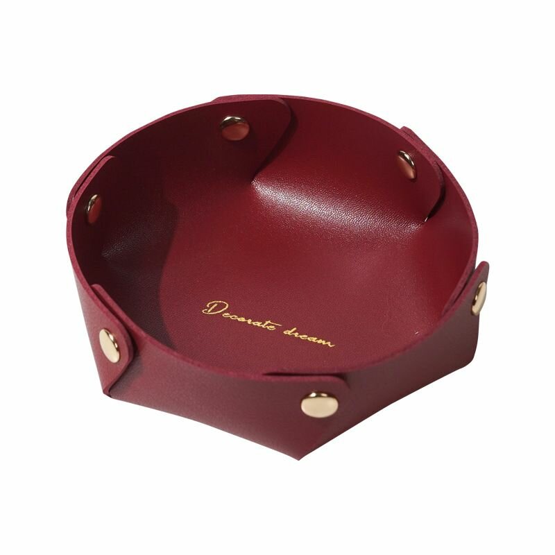 Органайзер для аксессуаров, мелочей, украшений, ключей из экокожи, корзинка для мелочей