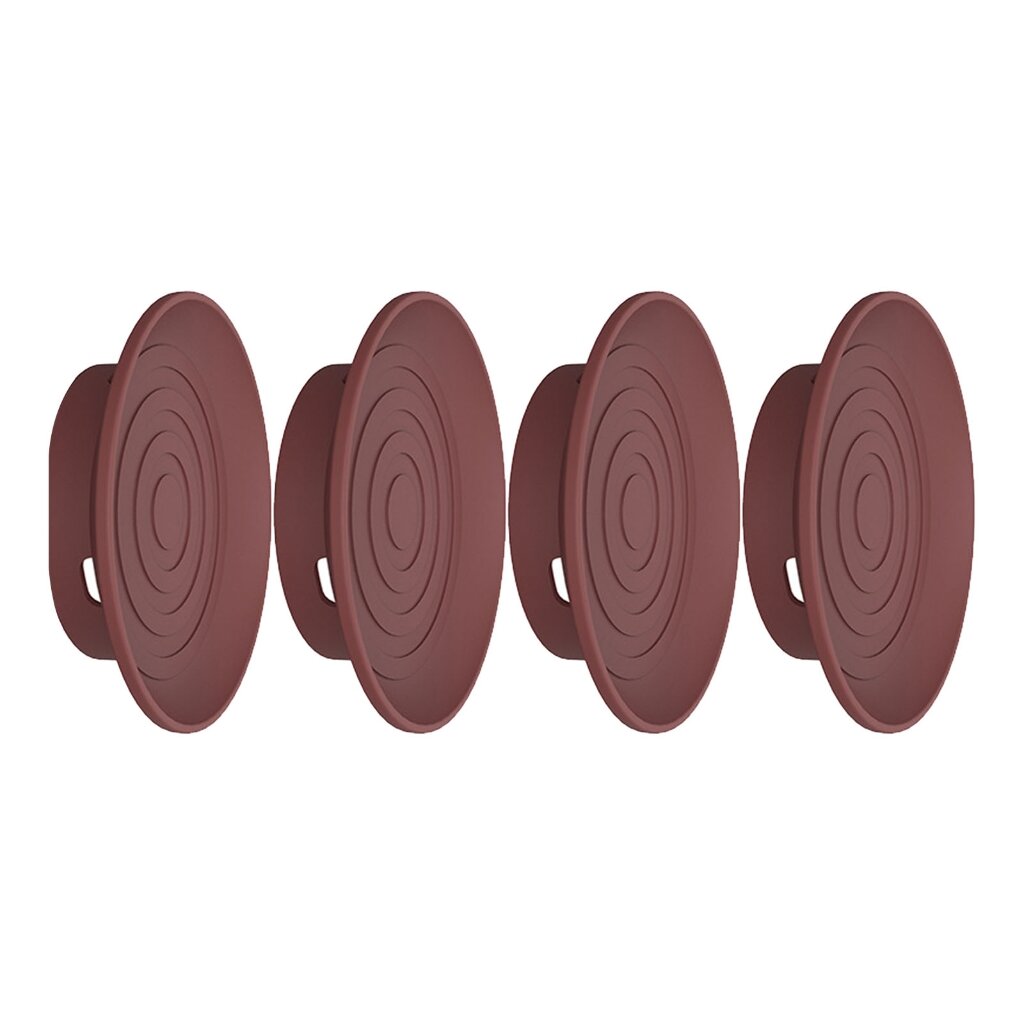 Набор из 4 силиконовых крышек для винных бокалов с подносами для закусок. Экономичные, можно мыть в посудомойке, многофункциональные кухонные аксессуары.