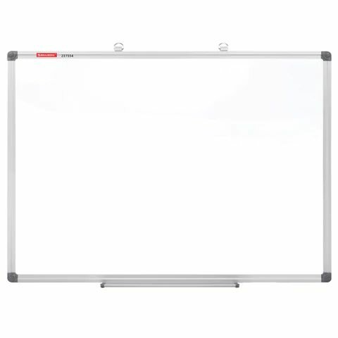 Доска магнитно-маркерная 60х90 см, алюминиевая рамка, BRAUBERG "Extra", 237554