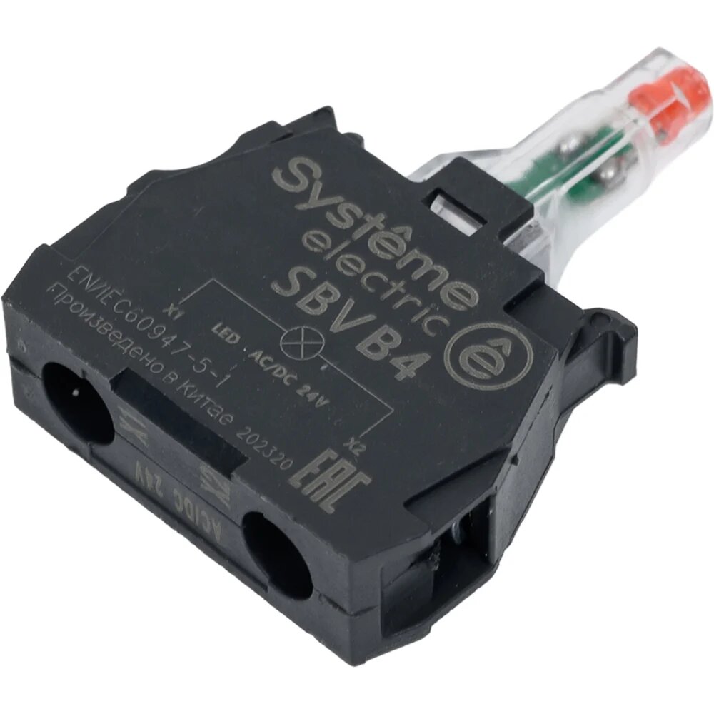 Systeme Electric Световой блок красный LED 24В DC SBVB4