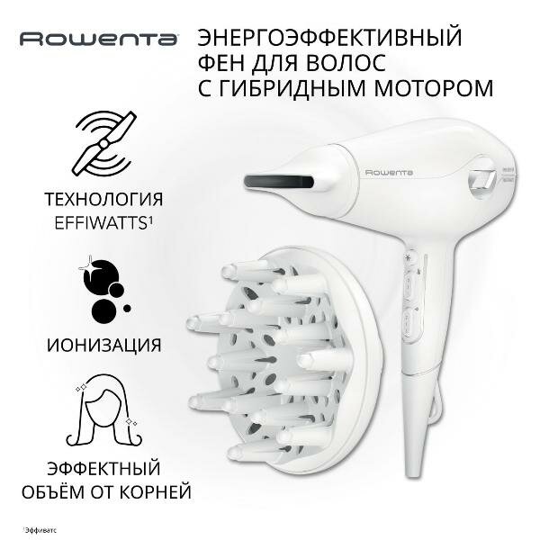 Фен Rowenta Volumizer CV6130F0 White
