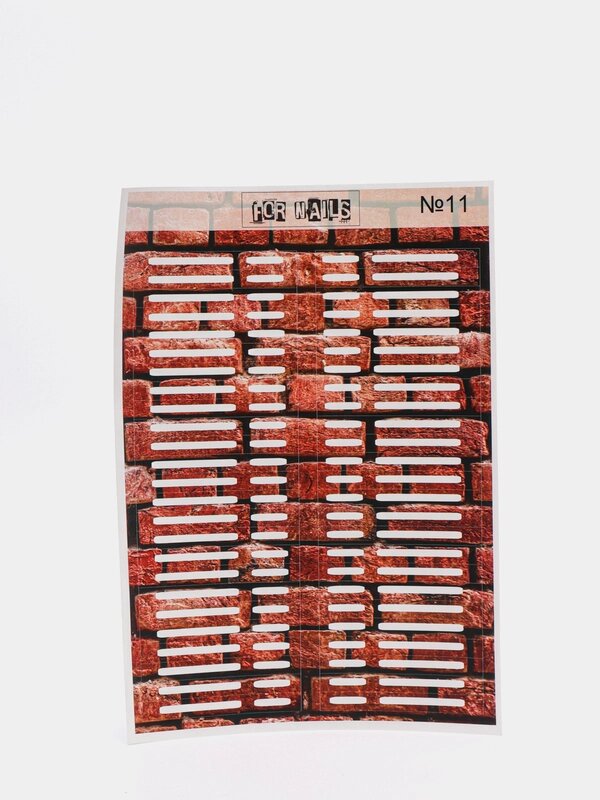 Наклейки на типсы 3 листа 150 шт. ForNails 11