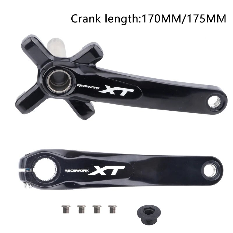 RACEWORK XT Полые шатуны для горных велосипедов 170 мм, Only crank