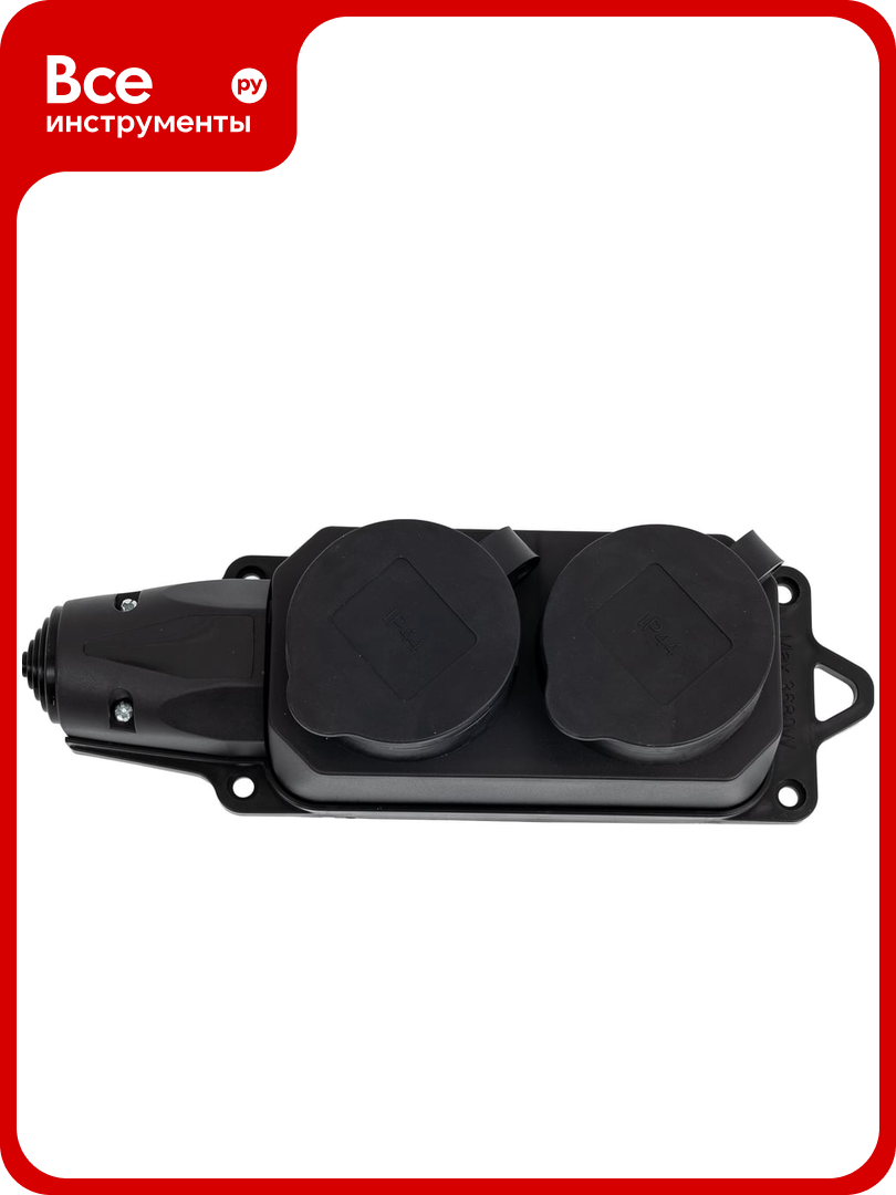 Колодка электрическая энаргит 2-ех гнездовая (16А, 220V, IP 44) KC-G02P