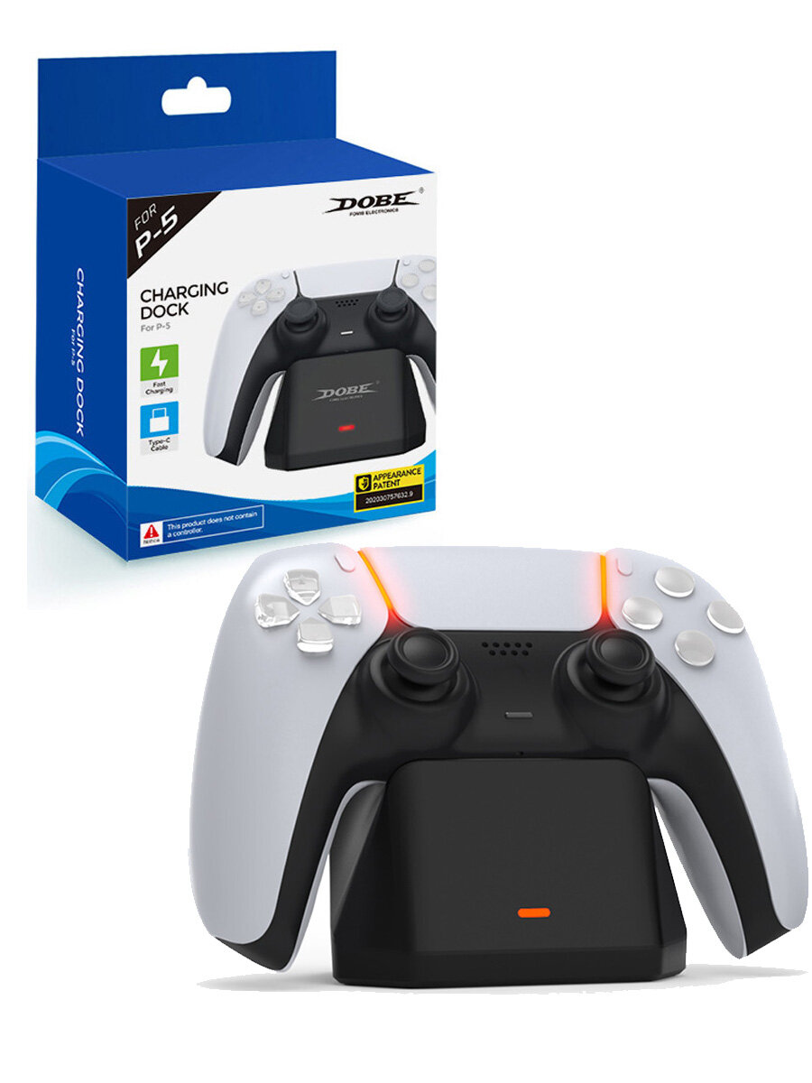 Зарядная станция для DualSense PS5 Charging Dock (TP5-0586B) Black