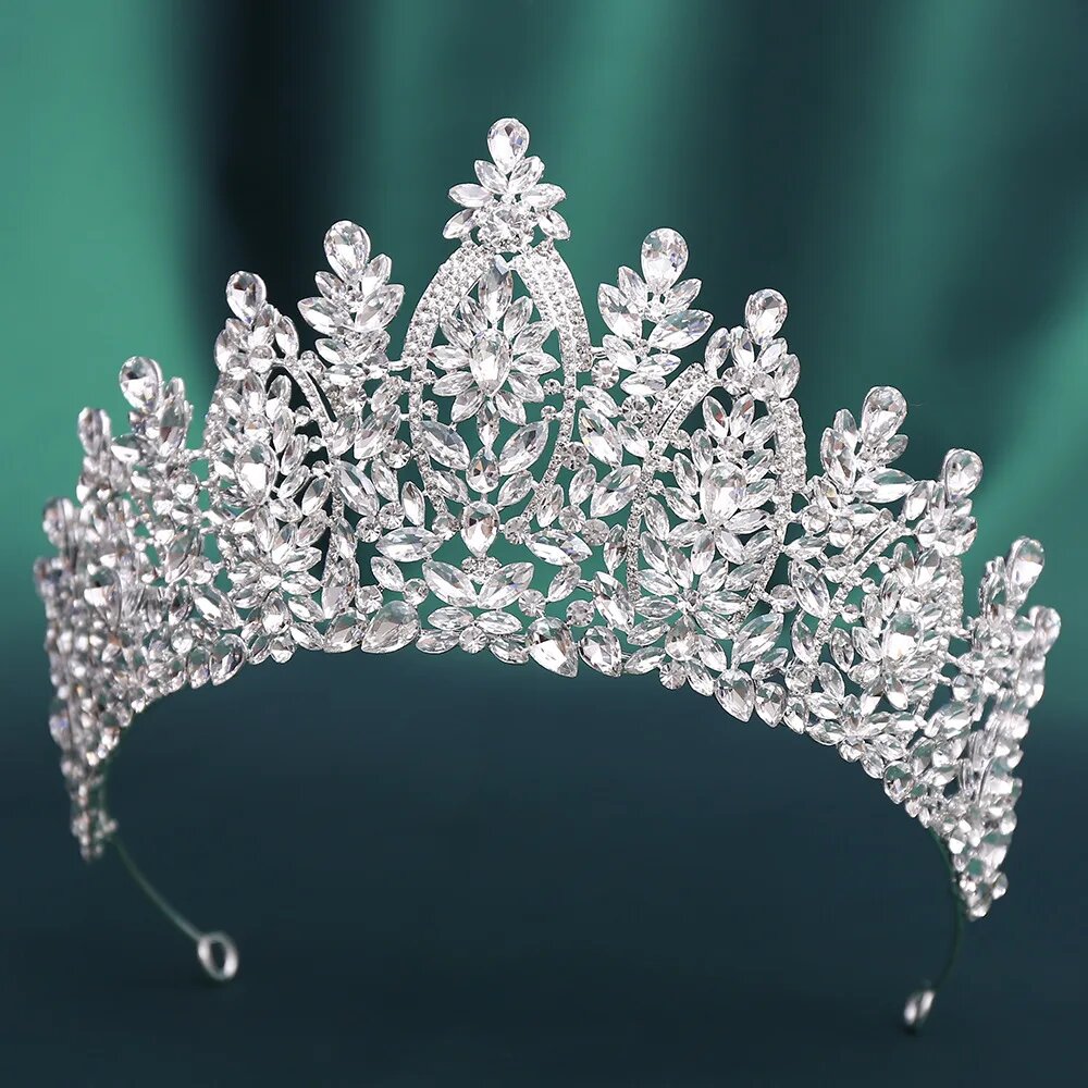 Хрустальная корона George Black Silver White