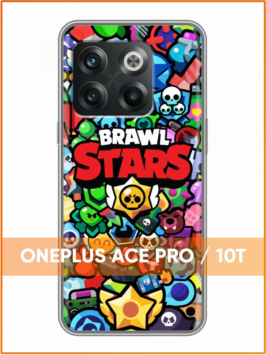 Чехол для OnePlus Ace Pro с принтом для мальчиков Brawl Stars (ВанПлюс Асе Про)