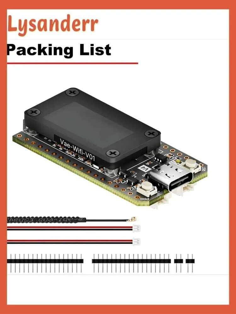 LoRa 32 V4 ESP32 SX1262 0,96-Дюймовая OLED-Плата На Солнечной Батарее С WiFi BLE, Маломощная Сетчатая Сеть Meshtastic