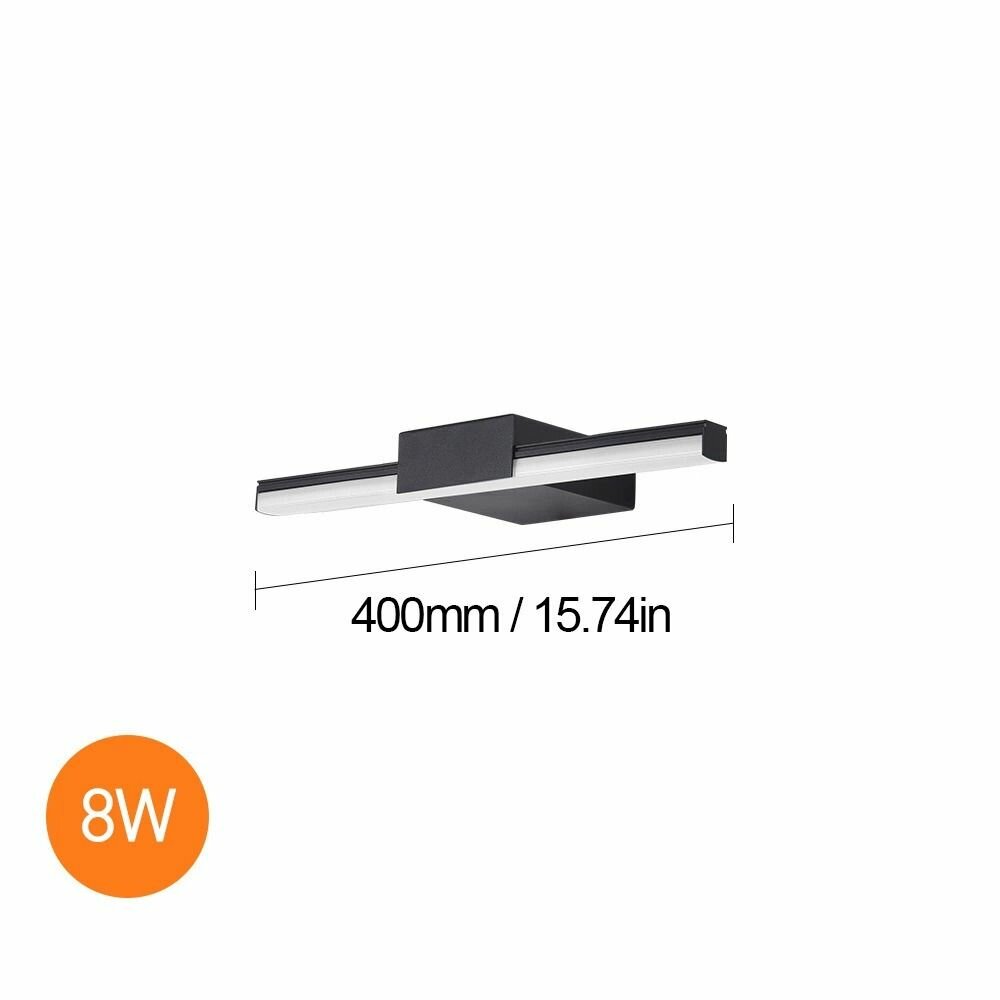 Светодиодный Настенный Светильник Для Ванной И Зеркала, Водонепроницаемый, Энергосберегающий, Современный Дизайн, 40/55/80/100см
