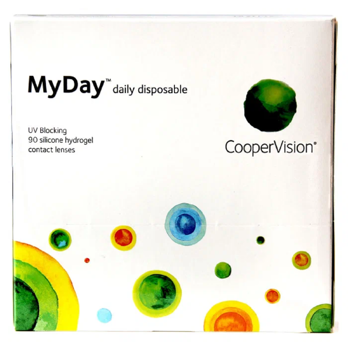 Контактные линзы CooperVision MyDay daily disposable 90 шт, R 8.4, D -3.75