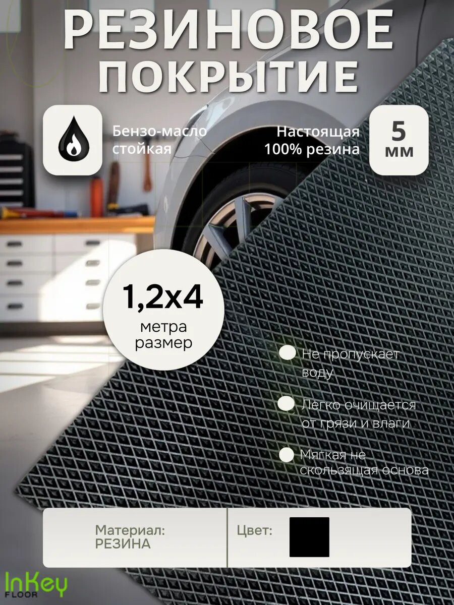 Резина рулонная защитная универсальная Пирамида