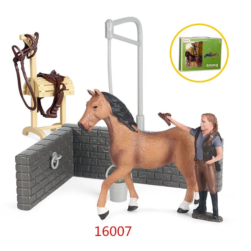 Фигурки Oenux Wild Steed Clydesdale Коричневый, with box