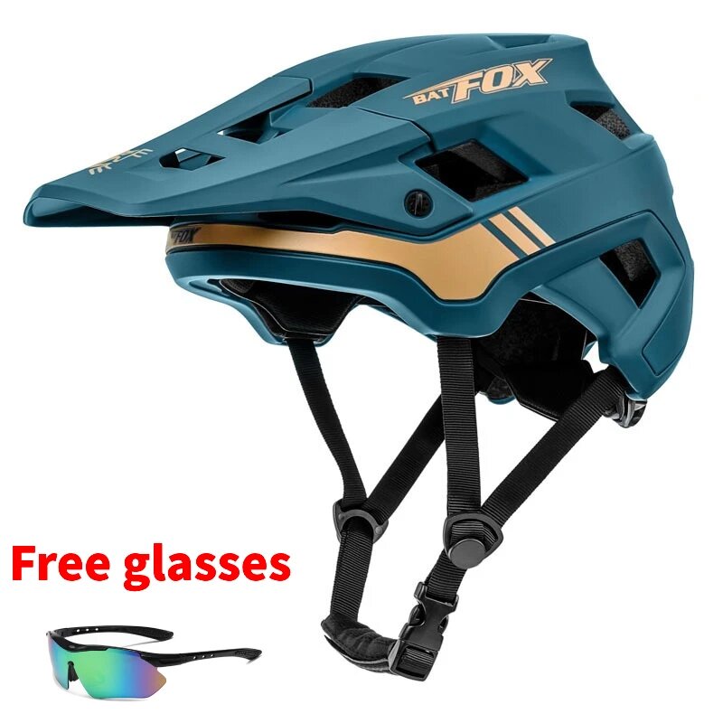 BATFOX LA303-1 MTB шлем черный XL, GREEN-N